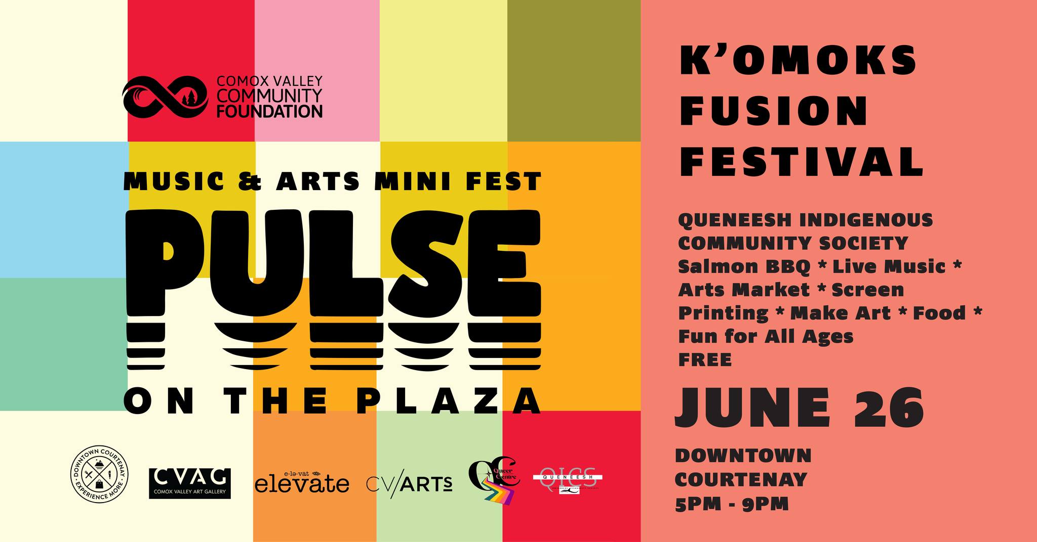 Pulse on the Plaza 2026 - K'ómoks Fusion Festival - Comox Valley Art ...
